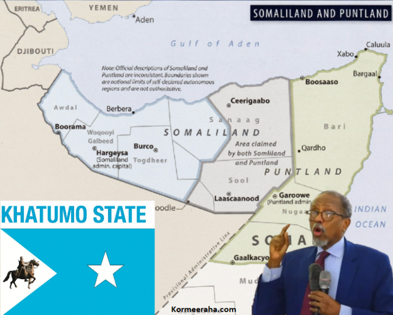 No Somaliland Recognition Without Sool And Sanaag On Board - Kormeeraha ...